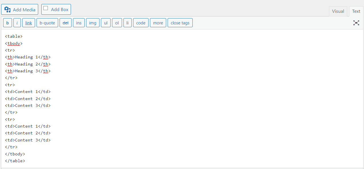 How To Create Tables In Wordpress Posts Wpallresources